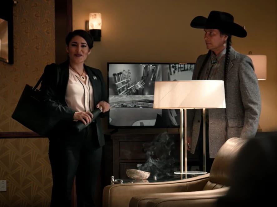 Yellowstone's Q'orianka Kilcher Sheds Light On Angela Blue Thunder - TV ...