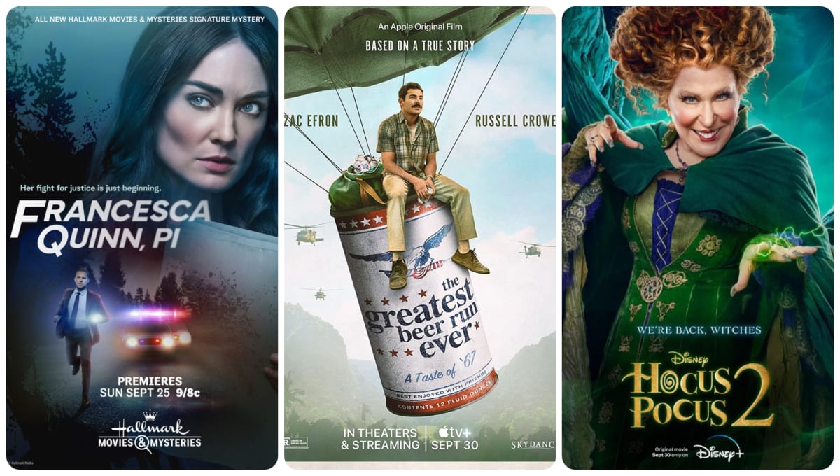 What to Watch: Francesca Quinn, PI, The Greatest Beer Run Ever, Hocus ...