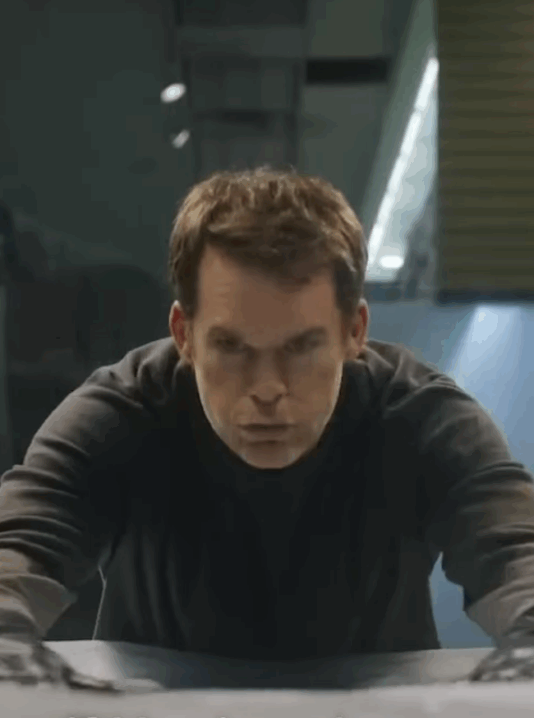 Dexter Nearly Gets Caught in His Own Plastic Wrap on Resurrection ...